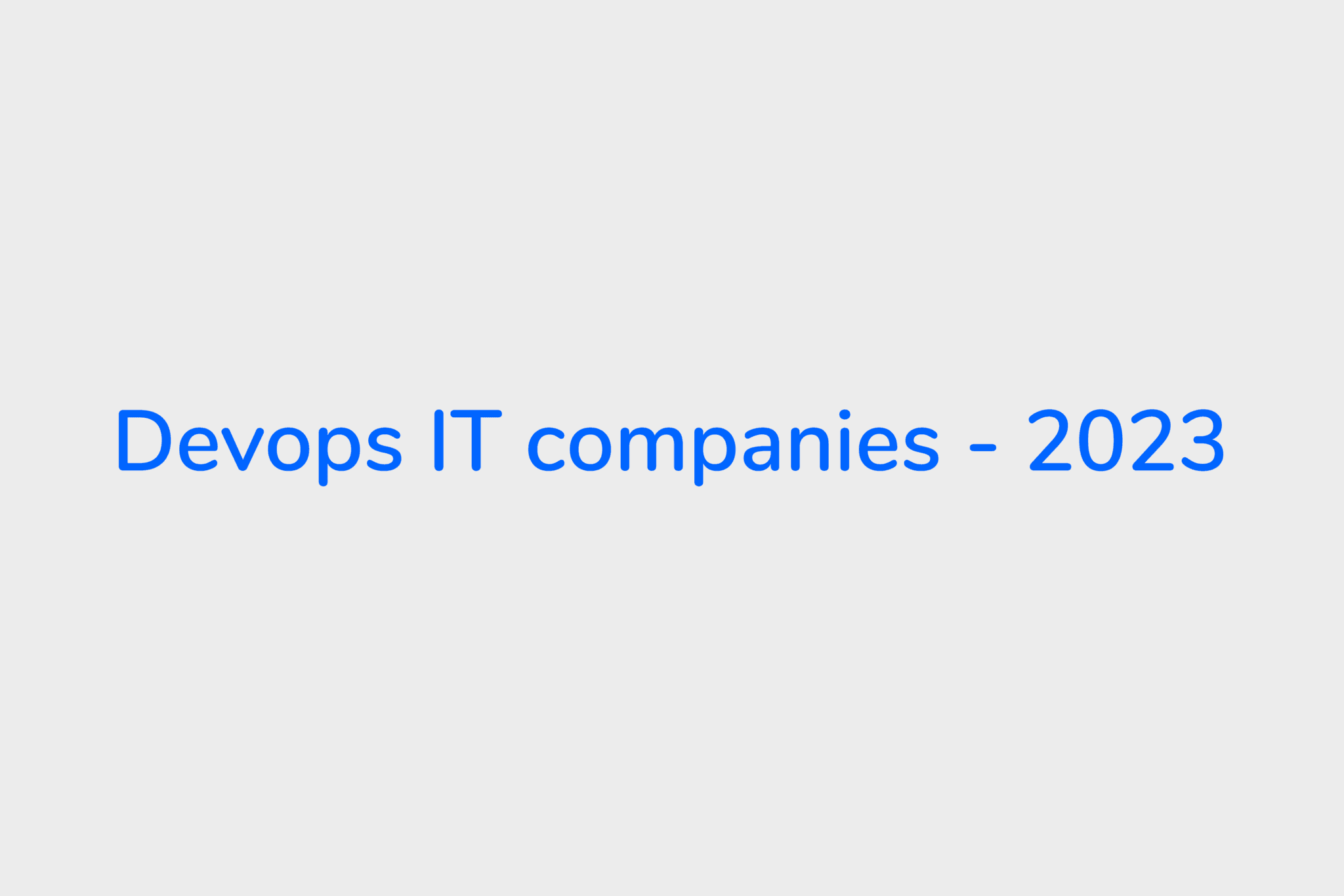 20 Best DevOps Companies In India | 2022